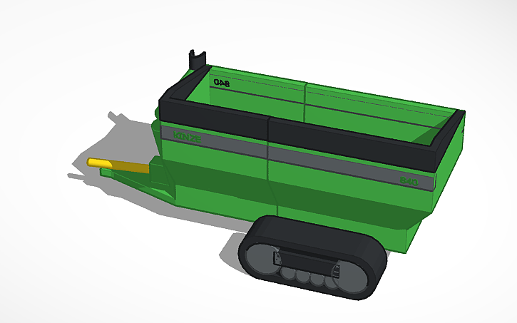 3D design kinze 840 grain cart with tracks - Tinkercad