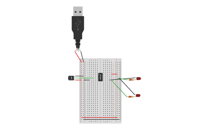 Circuit design ATTINY85 - Tinkercad