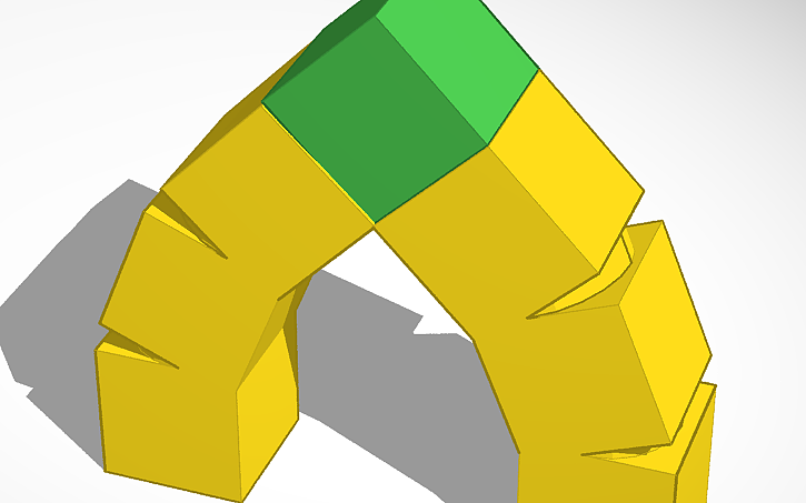 3D design cool shape yee - Tinkercad