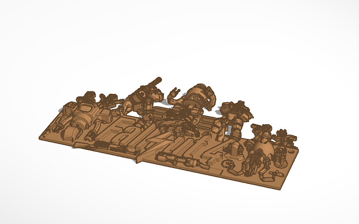 3D design Fallout Sign | Tinkercad