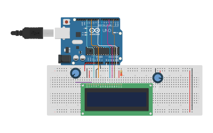 Circuit design Deber N° 3- Arrays | Tinkercad