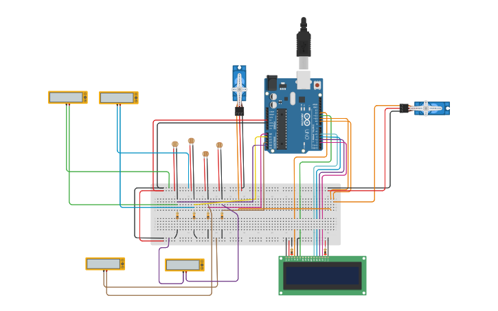 Circuit design TEAM_QUAD - Tinkercad