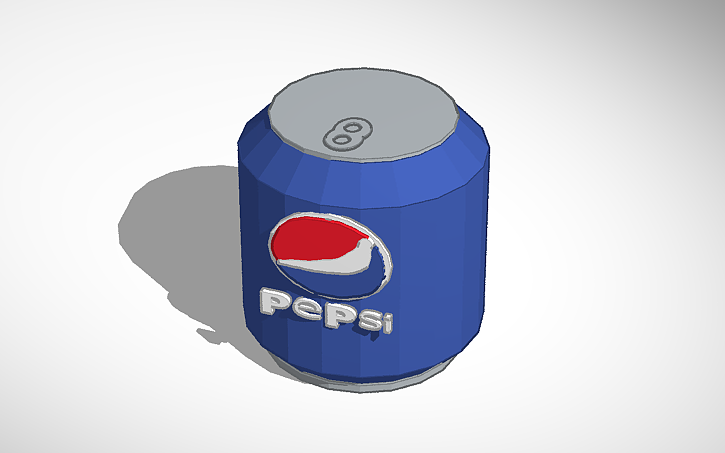 3D design PEPSI - Tinkercad