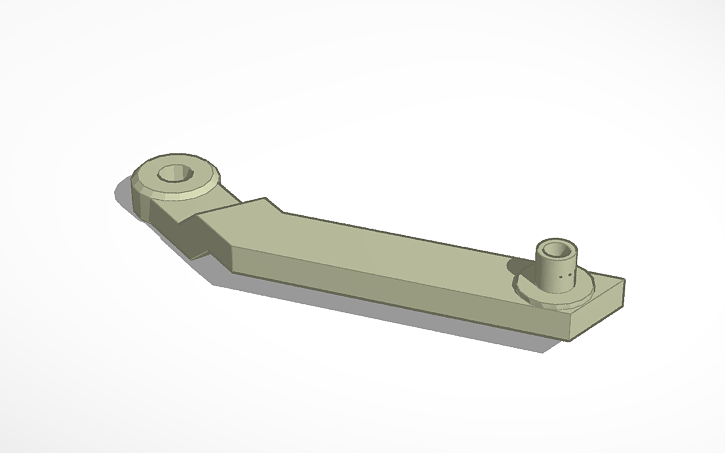 3D design Lever - Tinkercad