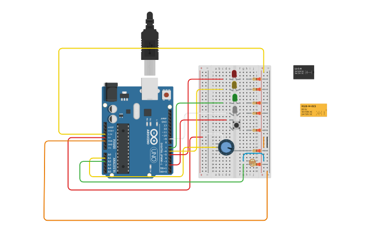 Circuit design Copy of Act 2 Analog I/O - Tinkercad