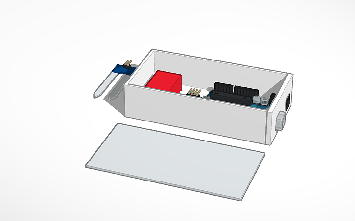 3D design Caixa para Arduino, módulo relê de 1 canal e sensor de ...