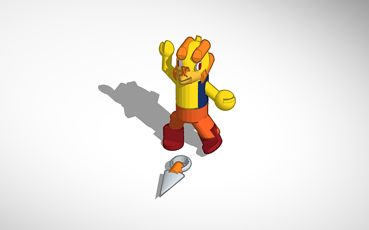 3D design Anka Crow Brawl Stars - Tinkercad