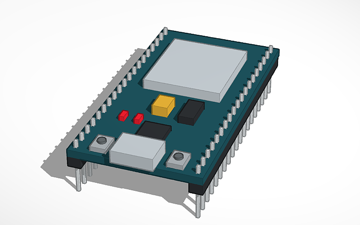 3D design ESP32 NodeMCU V1.1 - Tinkercad