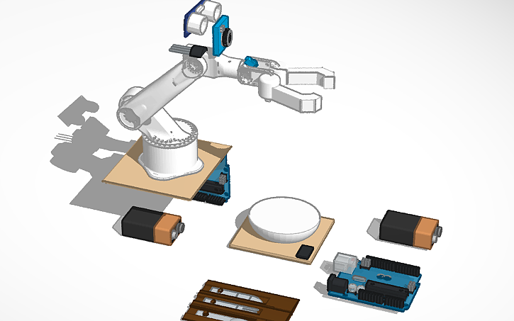 3D design Copy of Diseño brazo robotico BRYAN - Tinkercad