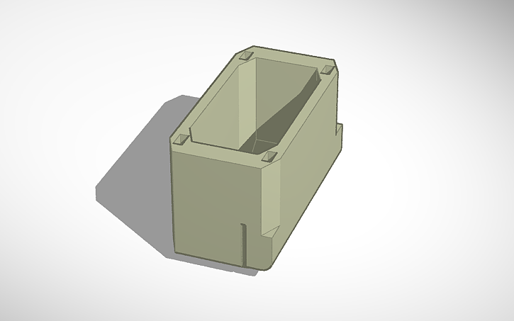 3D design Windowsill fly trap bottom | Tinkercad