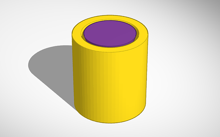 3D design Cylinder Fidget - COMPLETE - Tinkercad