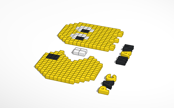 3D design pac man | Tinkercad
