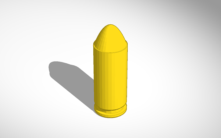 3D design 10mm Auto cartridge | Tinkercad