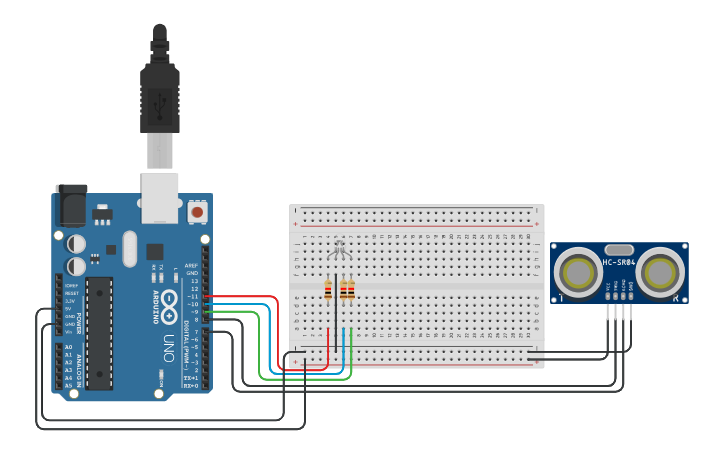 Circuit design Color Detector - Tinkercad