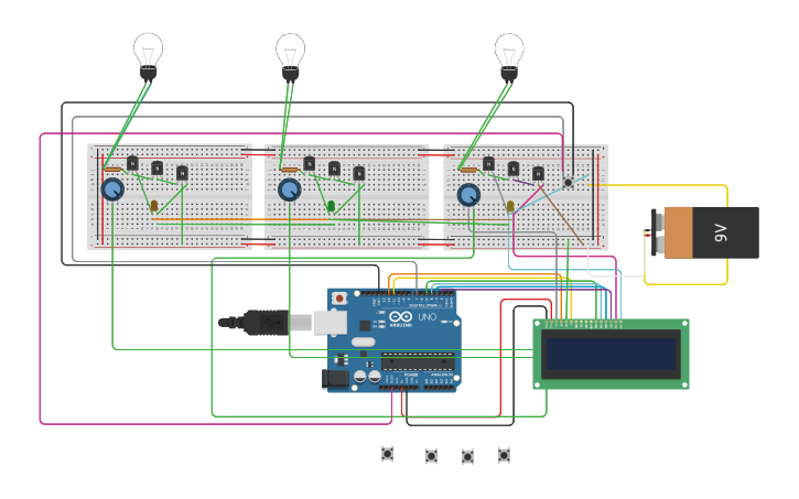 Circuit design Hour Meter 💞 | Tinkercad