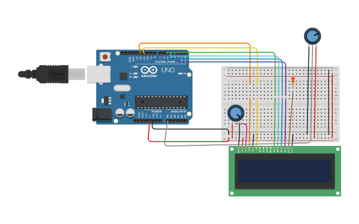 Circuit design HEART BEAT monitor-180040106 - Tinkercad