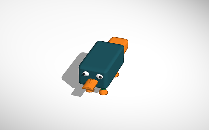 3d Design Perry The Platipus Tinkercad