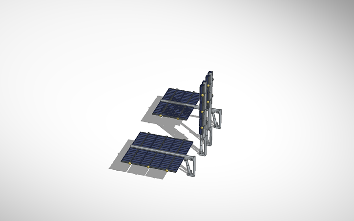 3D design Supersized folding solar panels #Ion #template #modularspace ...
