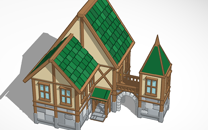3D design house house house - Tinkercad
