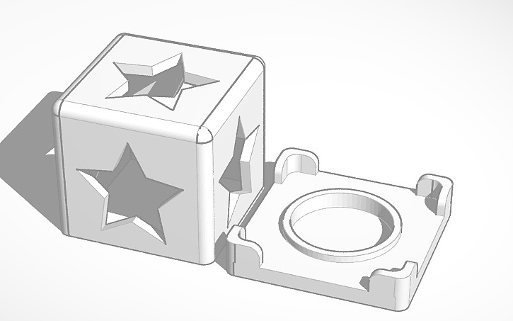 3D design Star lightbox | Tinkercad