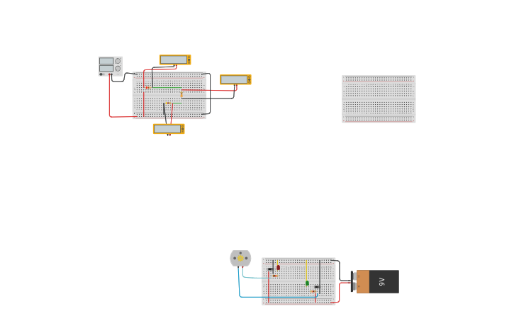 Circuit design Circuito Serie- Paralelo y la Inversión - Tinkercad