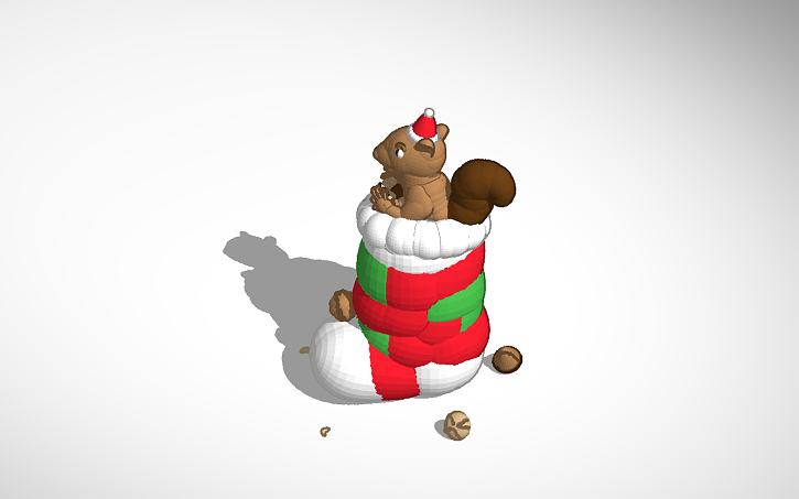 3D design Secret Santa, Furious Squirrel!! - Tinkercad