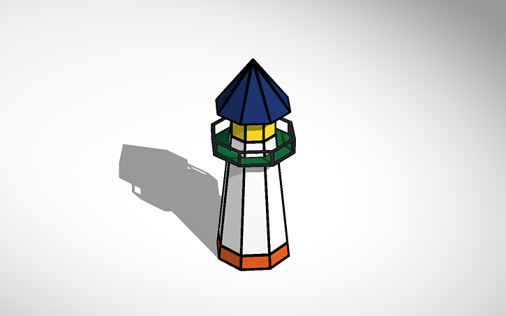 3D design Lighthouse - Tinkercad