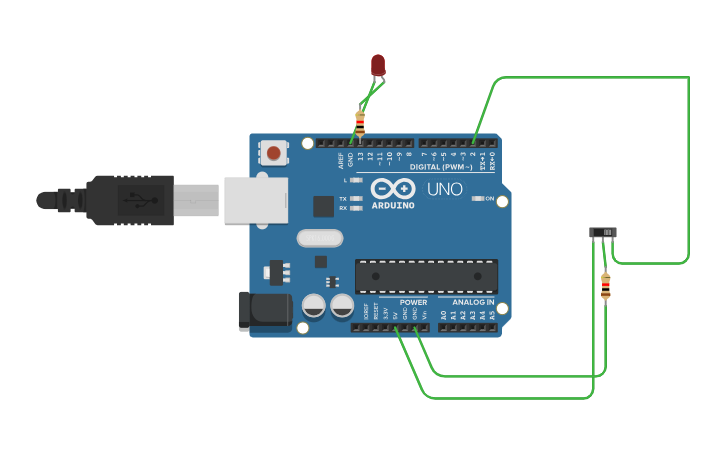 Circuit design Shreyas Kamble Blinking led - Tinkercad Circuit design Shreyas Kamble Blinking led - Tinkercad
