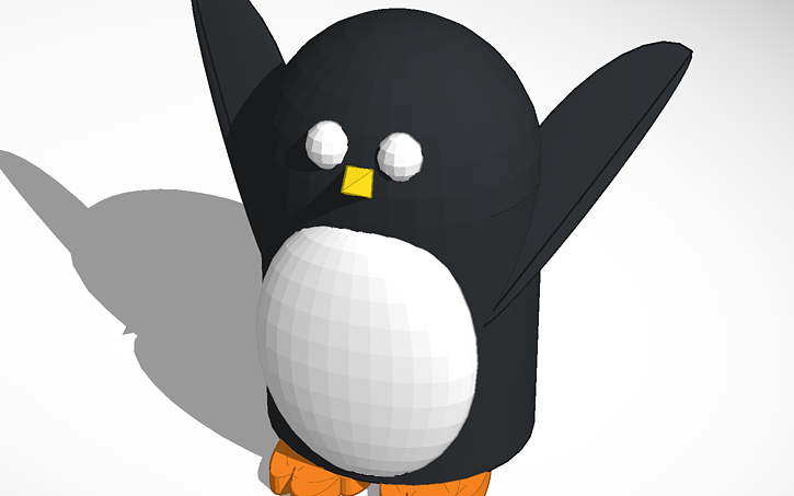 3D design penguin | Tinkercad