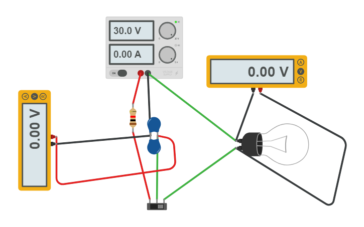 Circuit Design დავალება 4 Tinkercad