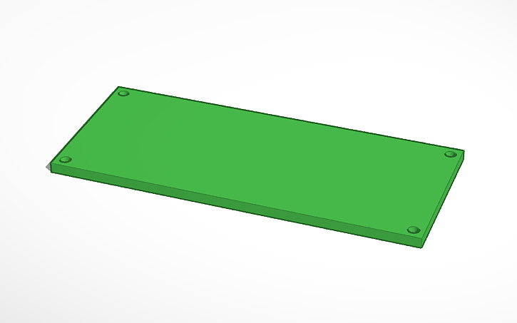 3D design PCB Dummy 3x7 | Tinkercad