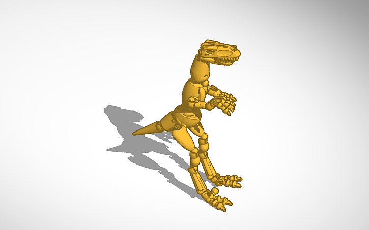 3D design t -rex (watch out) | Tinkercad