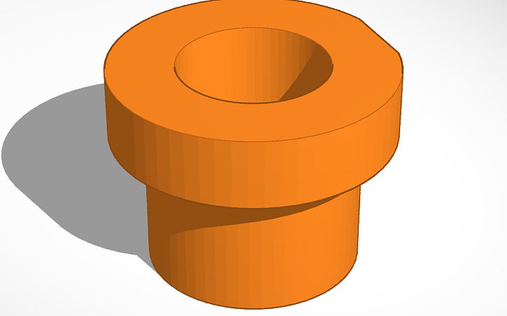3D design A6 lead screw cap - Tinkercad