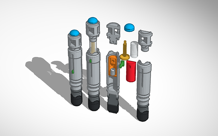 3D design Sonic Screwdriver Printable - Tinkercad