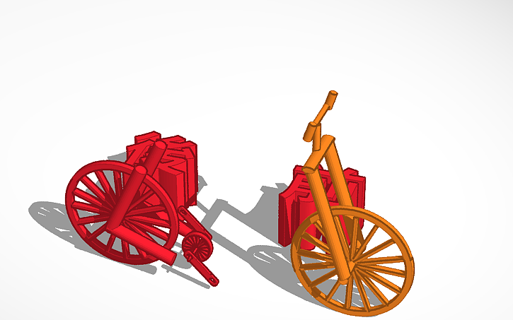 3D design bicycle | Tinkercad