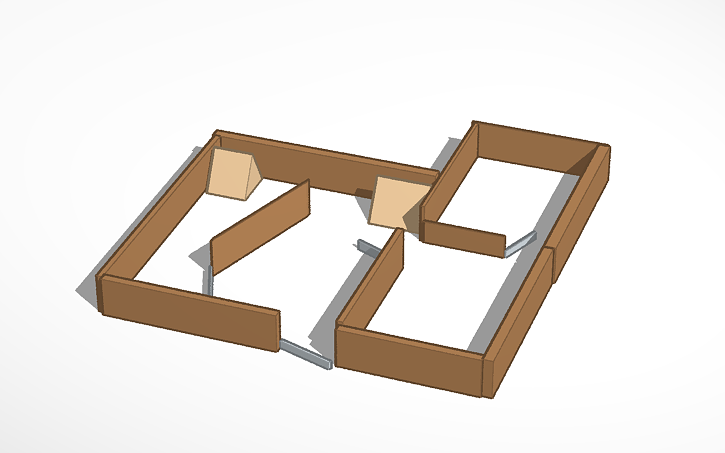 3D design sheep facility - Tinkercad