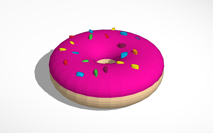 3D design Donut!!! | Tinkercad