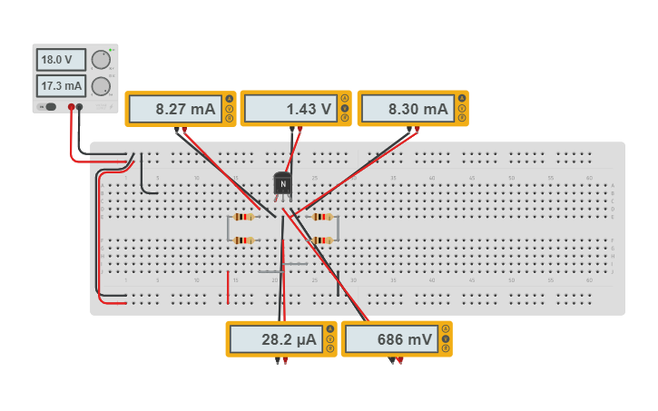 Circuit design Examen 1 Lab Elka 1 | Tinkercad