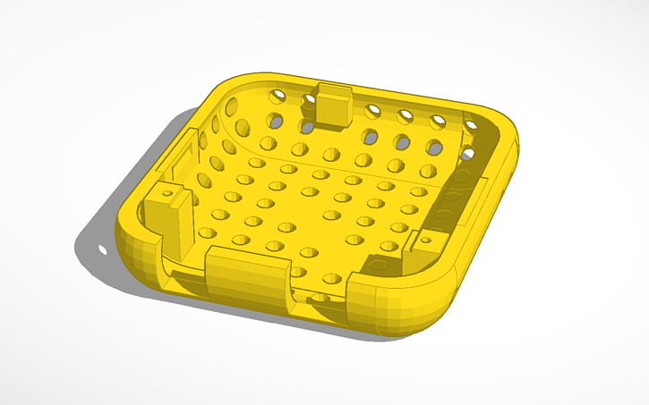 3d Design Perforated Arduino Enclosure Upper Tinkercad
