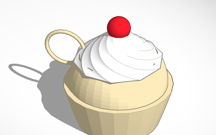 3D design Cupcake - Tinkercad