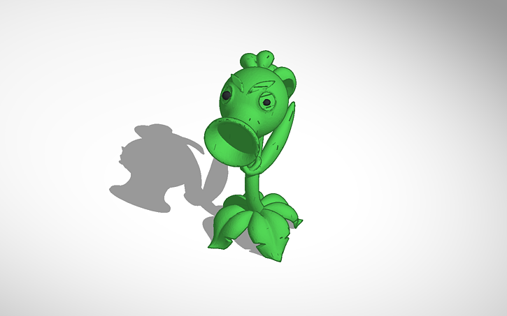 3D design Peashooter - Tinkercad