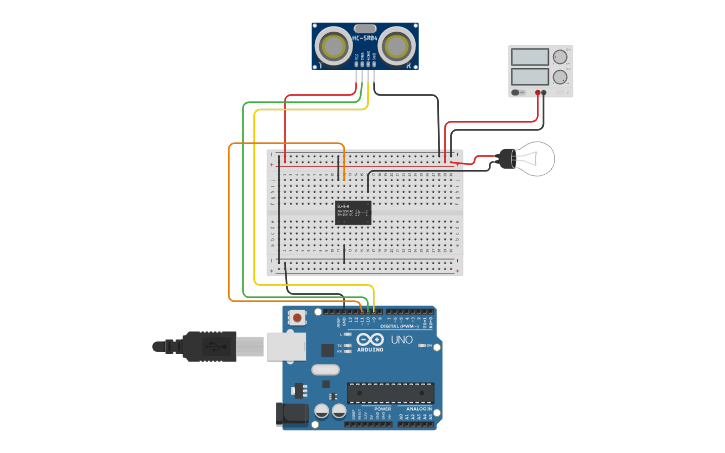 Circuit design ejercicio 2 practica 4 | Tinkercad