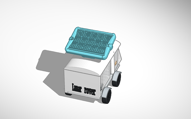 3D design المسبار القمري/lunar rover - Tinkercad