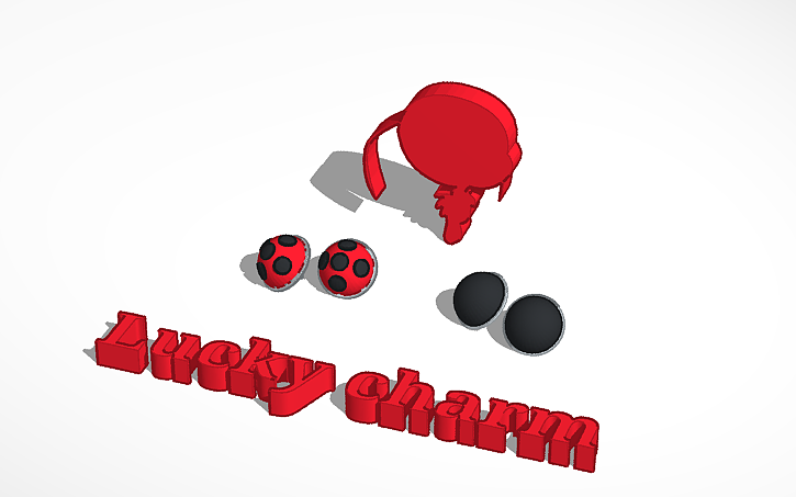 3d Design Ladybug Miraculous Tinkercad