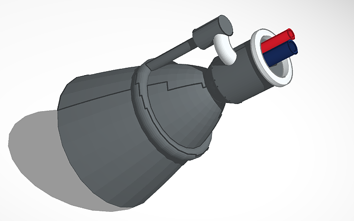 3D design Rocket Engine - Tinkercad