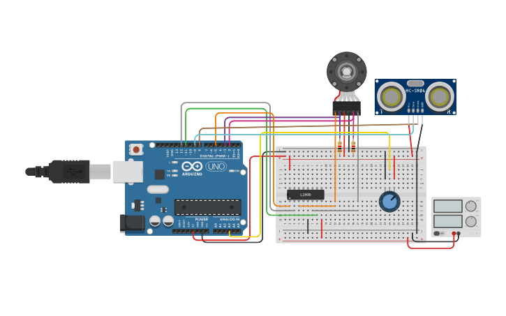 Circuit design Copy of PID Control - Motor with Encoder - Tinkercad