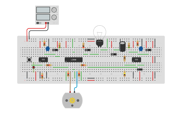 Circuit design Circuito final por Carlos Mario Sanchez grupo 170 - Tinkercad