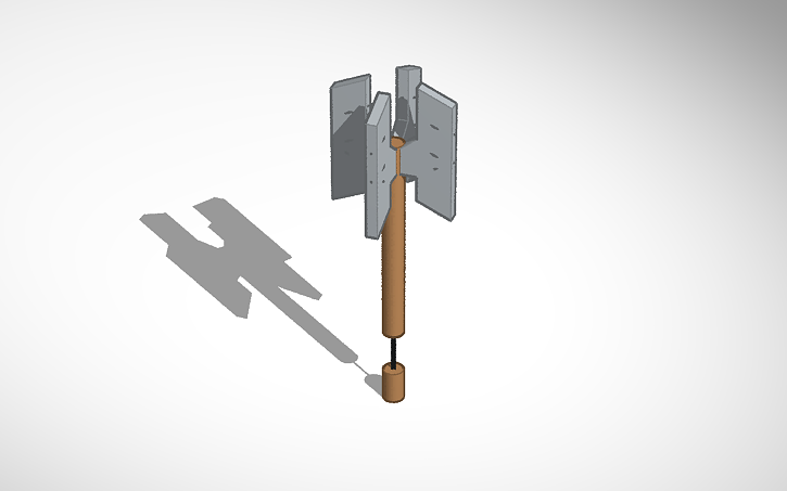 3D design LARP Streitkolben (2-hand/1,6m) | Tinkercad