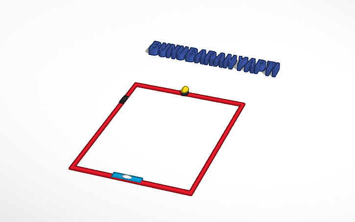 3D design Electrical Cİrcuit - Tinkercad