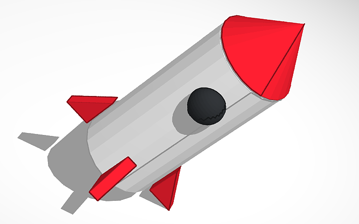 3D design Roket - Tinkercad